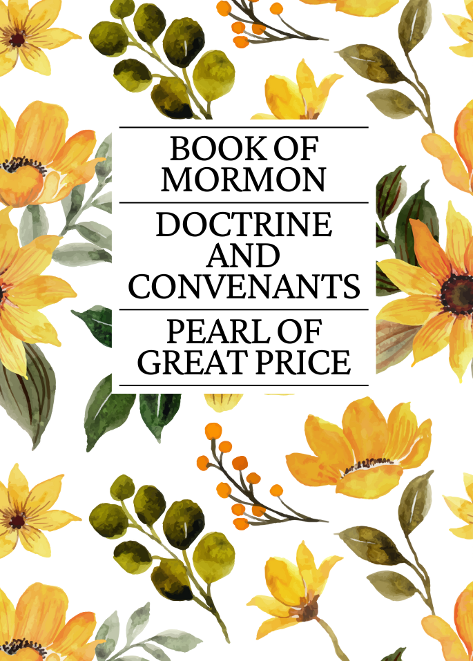 Hardcover Handmade LDS Triple Combination – Book of Mormon Covers